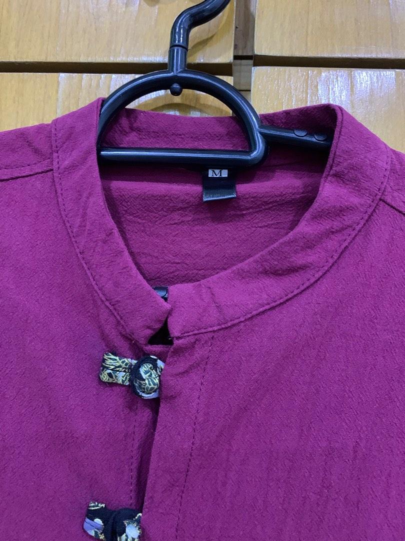 Traditional Top Samfu Man, Men's Fashion, Tops & Sets, Formal Shirts on ...