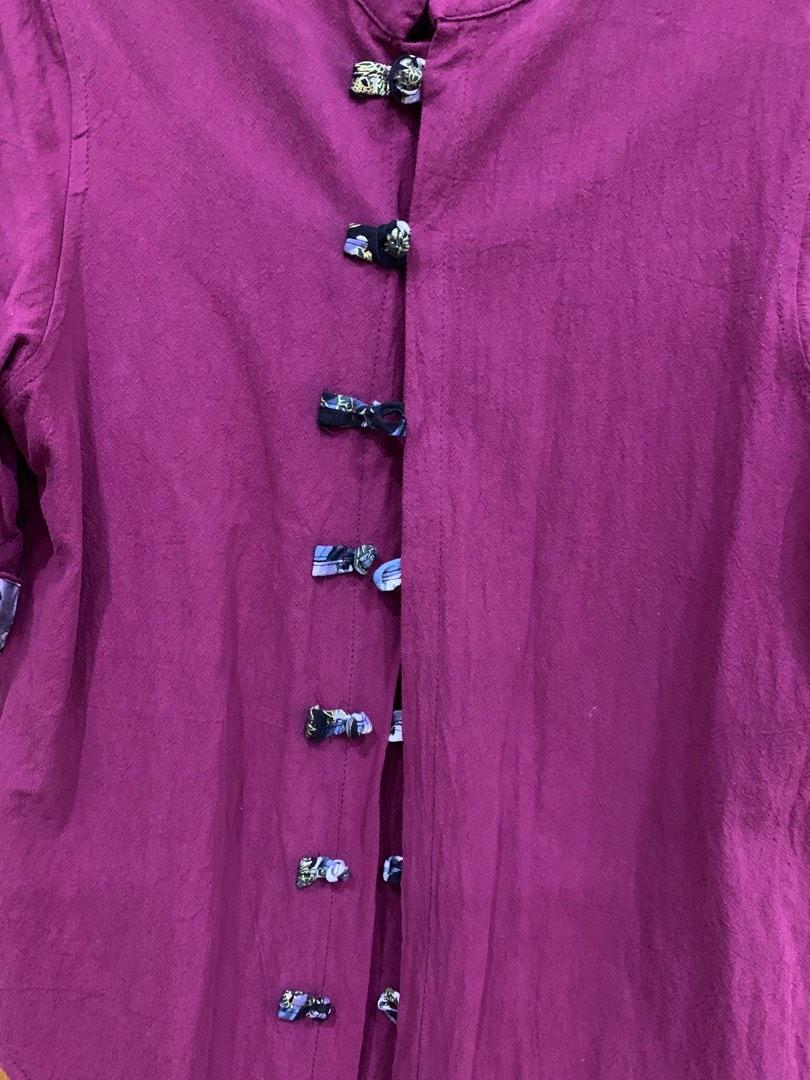 Traditional Top Samfu Man, Men's Fashion, Tops & Sets, Formal Shirts on ...