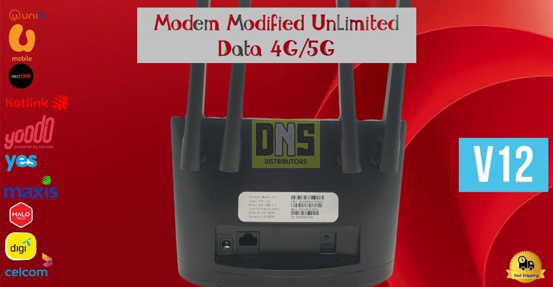 V12 4G LTE Router MOD Wifi Modem Modified Unlimited Data Hotspot Bypass ...