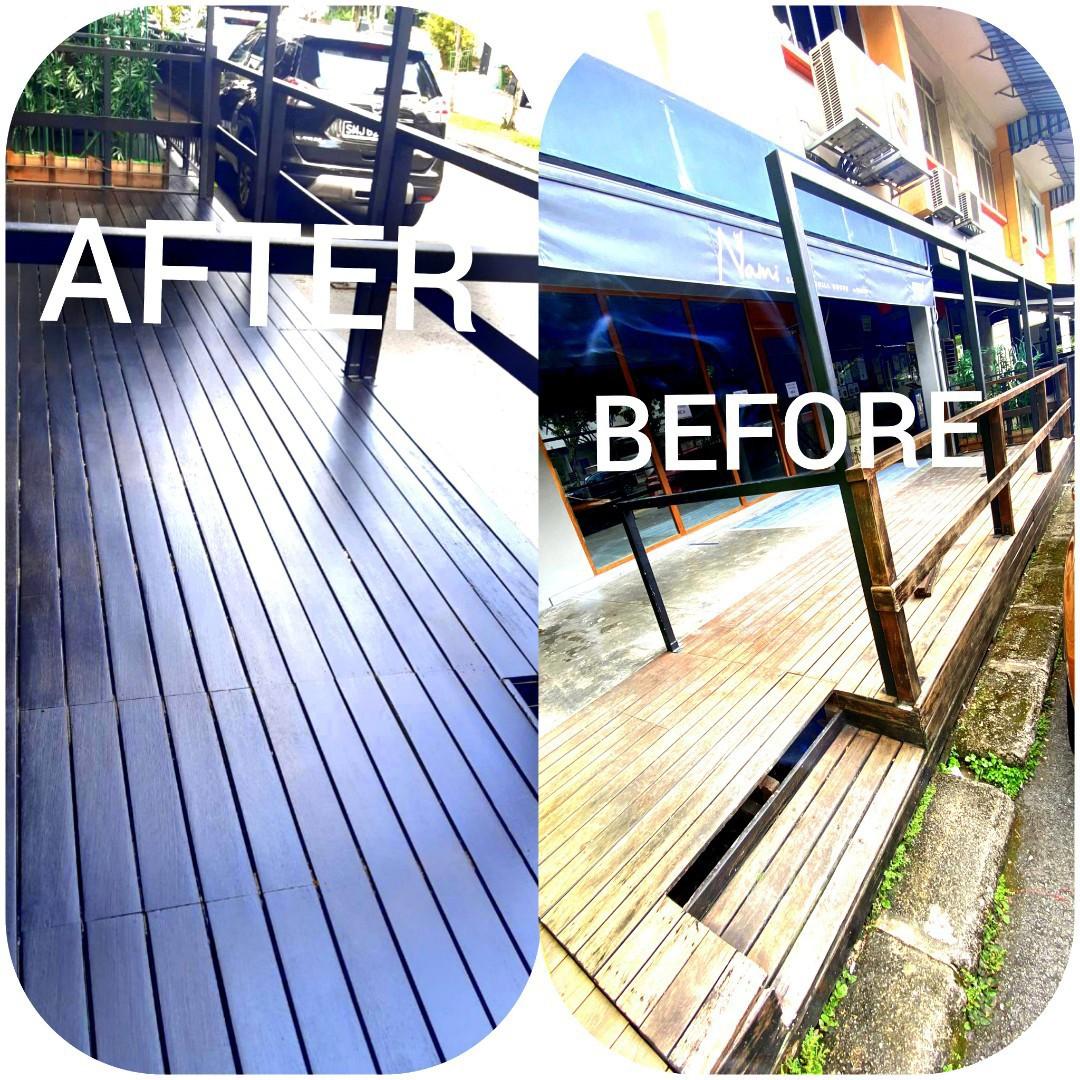 Varnishing Painting polishing Staining Refurbishing Installation ...