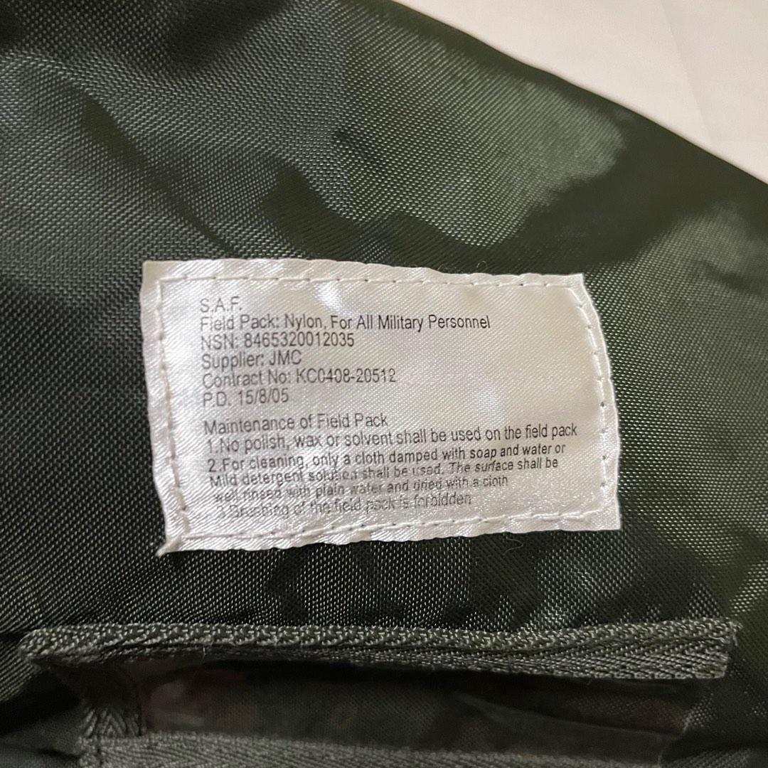Vintage SAF fieldpack, Men's Fashion, Bags, Backpacks on Carousell