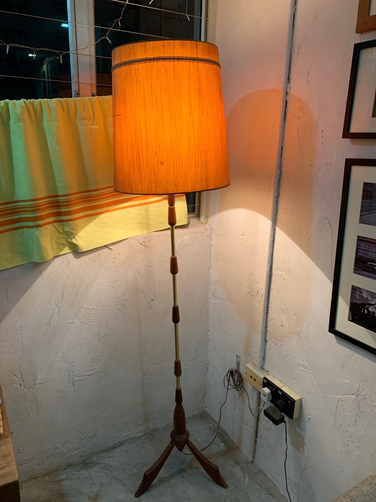 Vintage standing lamp, Furniture & Home Living, Lighting & Fans ...