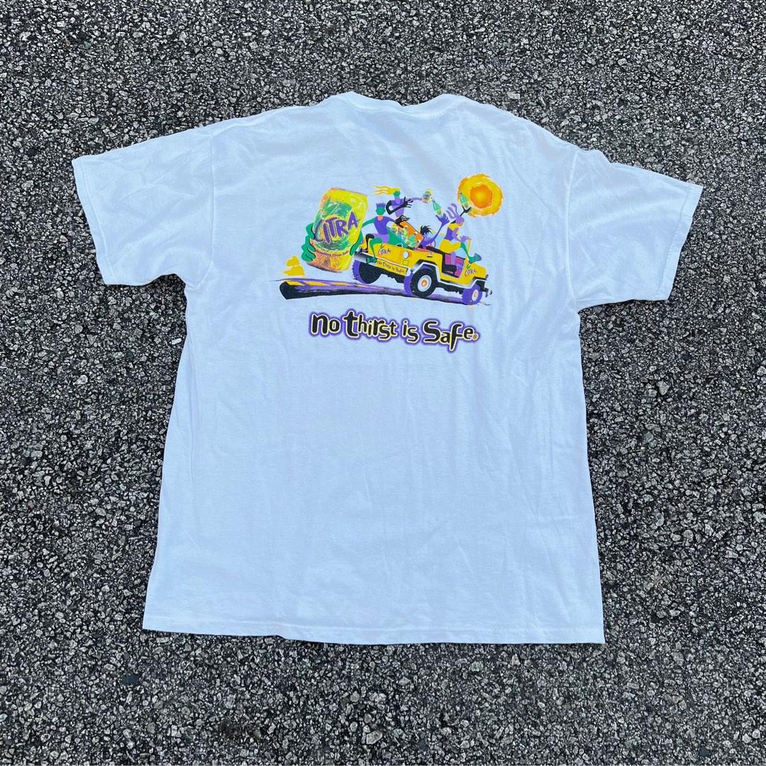 Vintage Tee 90s Citra Drinks, Men's Fashion, Tops & Sets, Tshirts ...