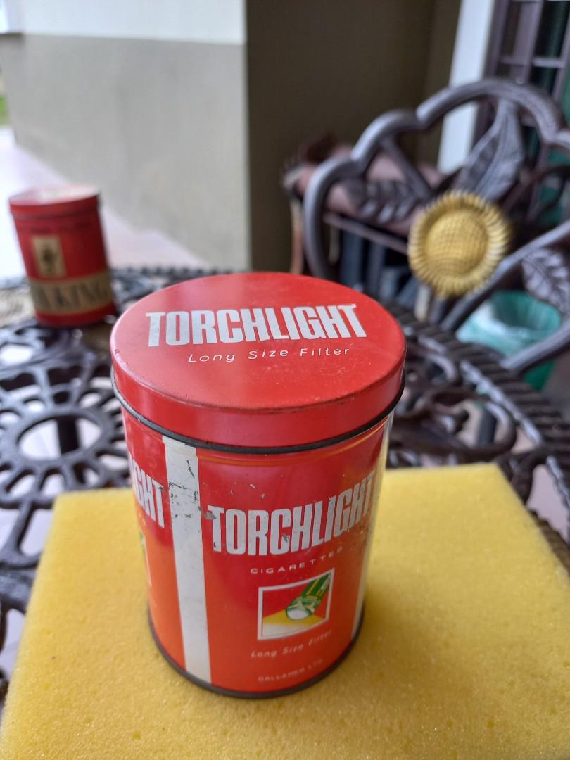 Vintage Tin rokok Torchlight, Hobbies & Toys, Collectibles ...