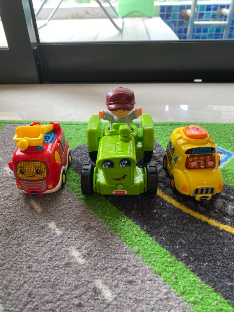 Vtech cars and fisher price bundle, Babies & Kids, Infant Playtime on ...