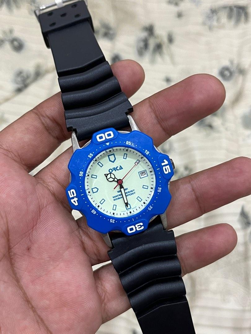 VTG MARUMAN ORCA WATCH, Men's Fashion, Watches & Accessories, Watches ...