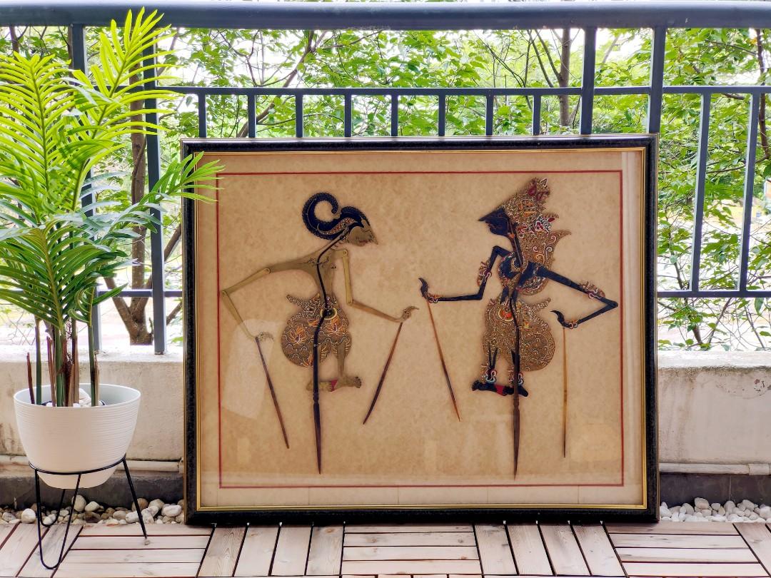 Wayang Kulit Kelantan with Frame (Malay shadow of puppet), Furniture ...
