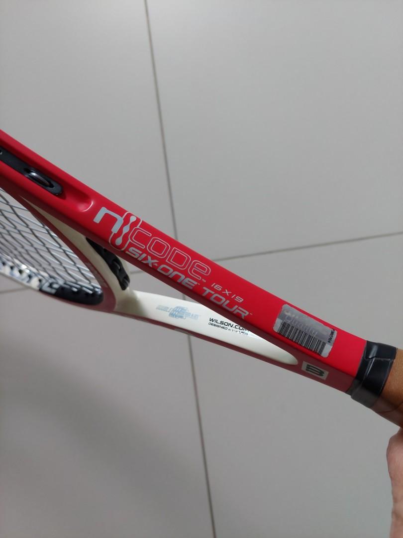 Wilson Prostaff nCode Six One 6.1 Tour 90 Tennis Racquet, Sports ...