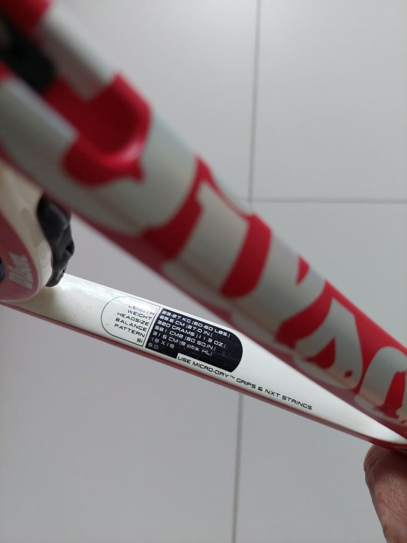 Wilson Prostaff nCode Six One 6.1 Tour 90 Tennis Racquet, Sports ...