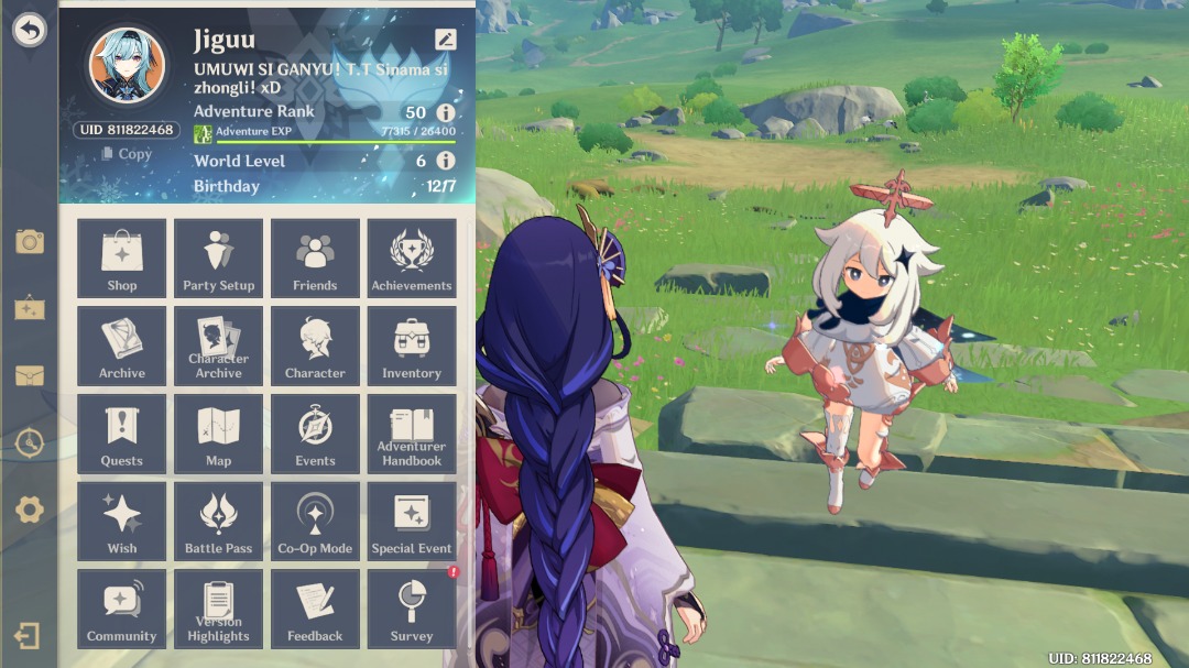 WTS Genshin Account! Ganyu, Raiden, Zhongli, Eula, Mona and Qiqi!, Video Gaming, Video Games ...