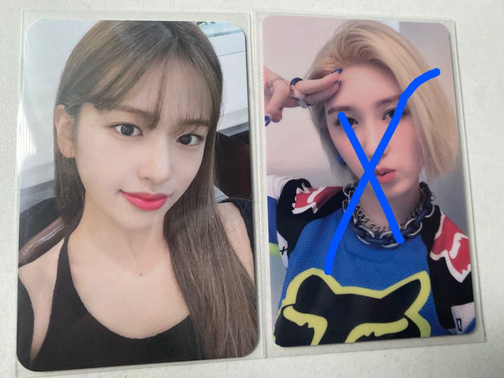 WTT Ive yujin Gaeul Liz Leeseo wonyoung rei photocard after like bandina music Korea pob ...