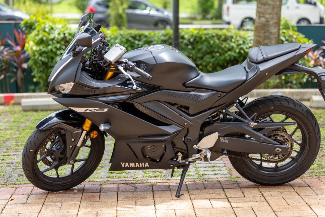 Yamaha R3 V2 - 2019 Matte Black with ABS, Motorcycles, Motorcycles for ...