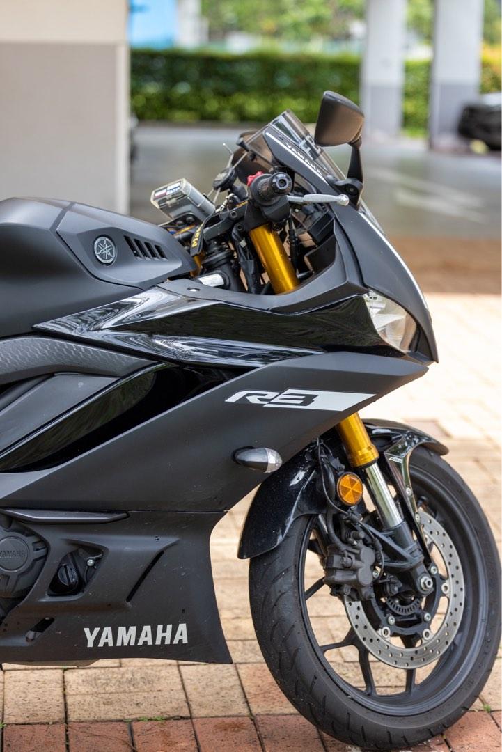 Yamaha R3 V2 - 2019 Matte Black with ABS, Motorcycles, Motorcycles for ...