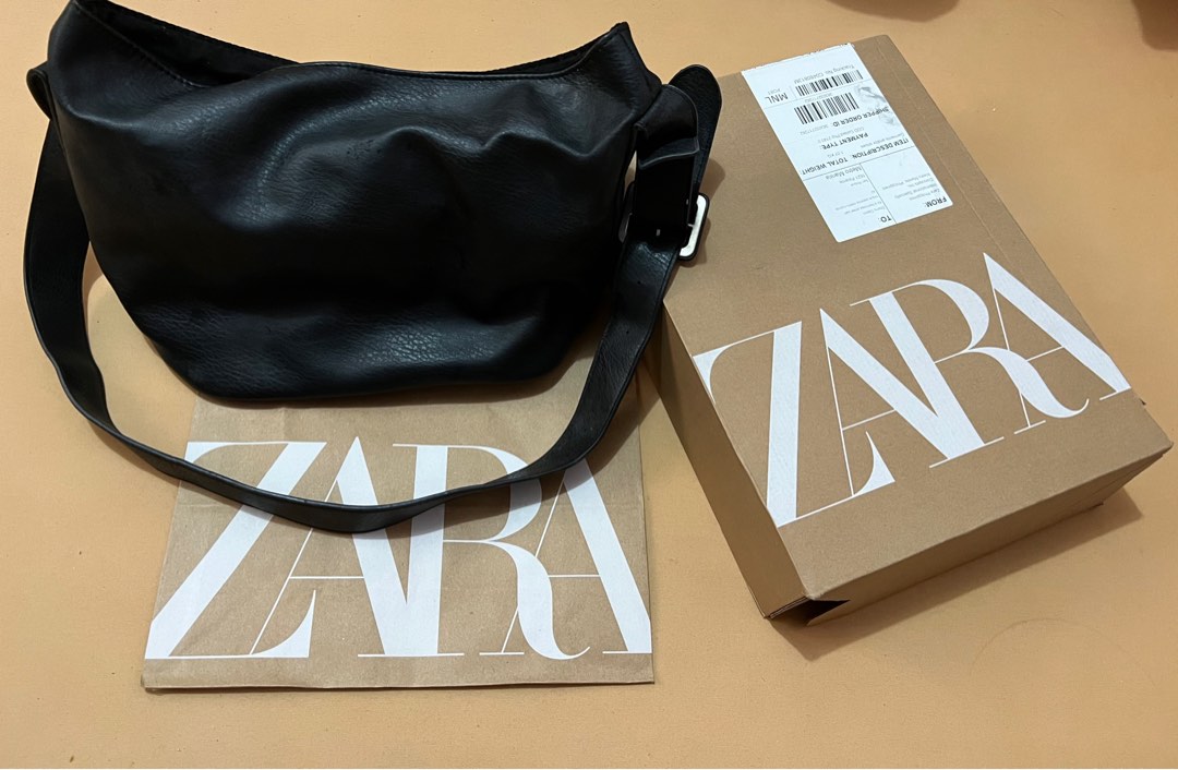 Zara leather bag, Women's Fashion, Bags & Wallets, Cross-body Bags on ...