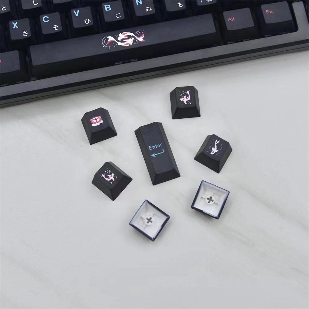 [SG Local Stock] Zen Pond Keycaps | 134 Keys | Cherry Profile | PBT Dye ...