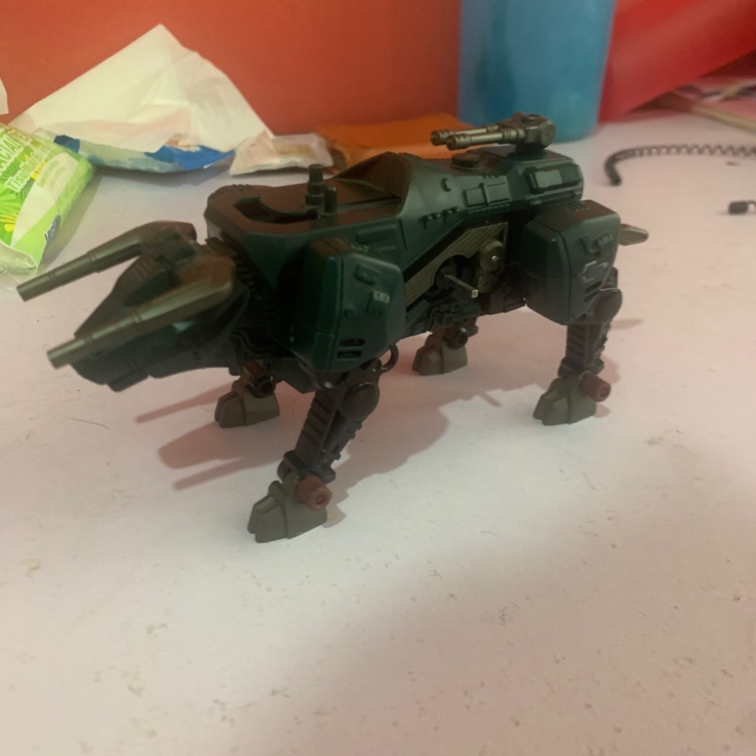 Zoids green bull motorized, Hobbies & Toys, Toys & Games on Carousell