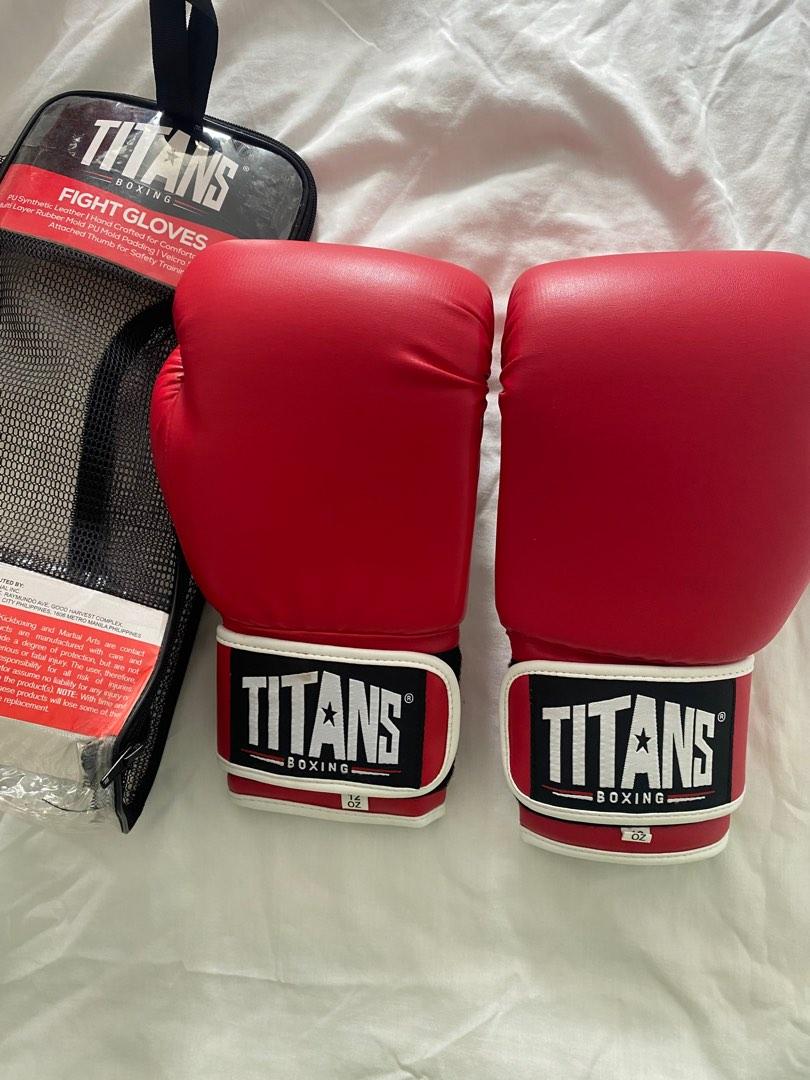 12oz TITANS BOXING GLOVES, Sports Equipment, Sports & Games, Combat ...