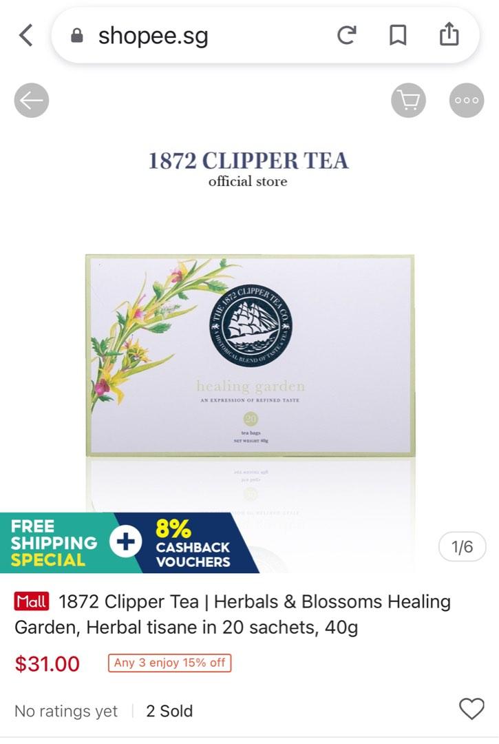1872 Clipper Tea | Healing Garden, Food & Drinks, Beverages on Carousell
