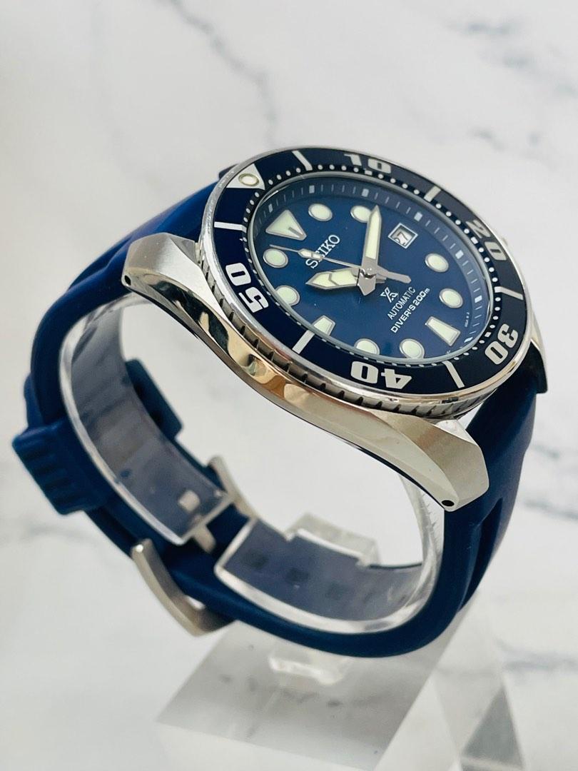 (211272) Seiko Sumo Diver Blue Men’s Automatic Watch, Men's Fashion ...