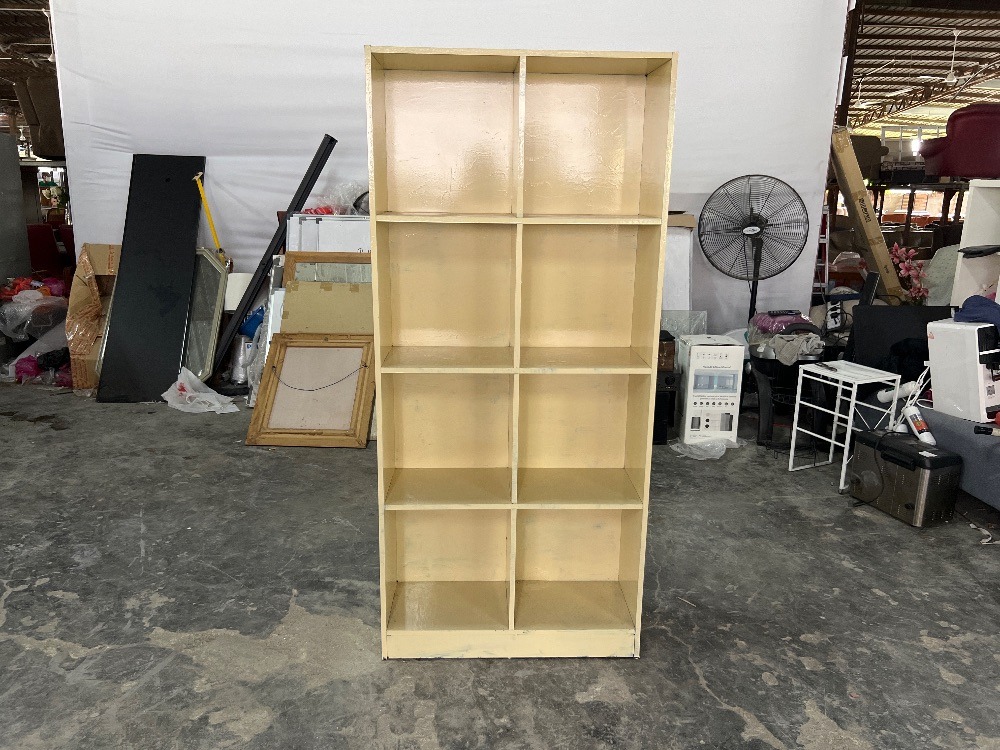 2 by 4 Wooden Bookcase Neutral Colour / 2 by 4 Rak Buku Kayu Warna ...