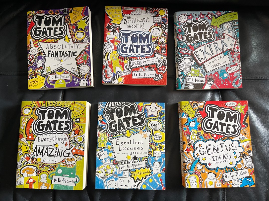6 Tom Gates Series, Hobbies & Toys, Books & Magazines, Children's Books ...