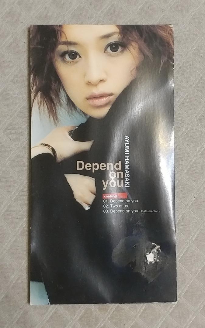 浜崎あゆみ (濱崎步) - Depend on you 日版 二手單曲 CD, 書籍、休閒與玩具, 樂器、音樂相關, 樂譜在旋轉拍賣