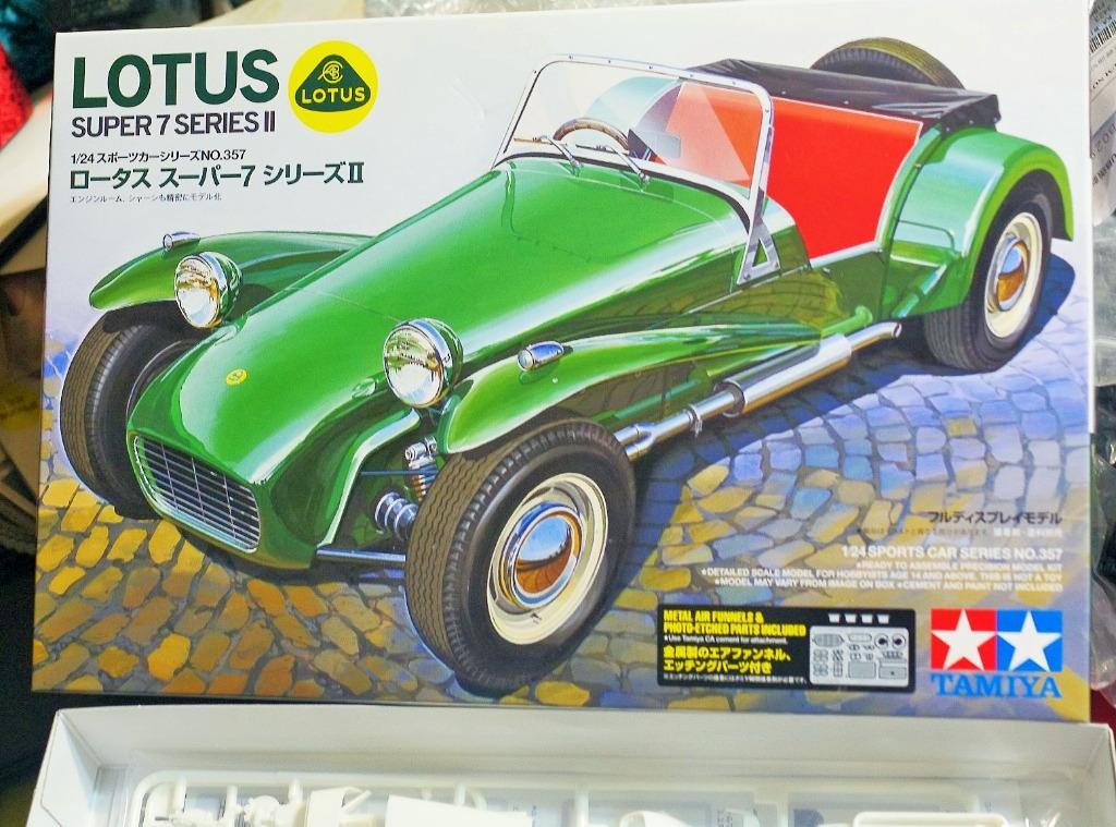 全新 - upgraded 版-Tamiya-田宮-24357-1/35-Lotus Super Seven Series II-w ...
