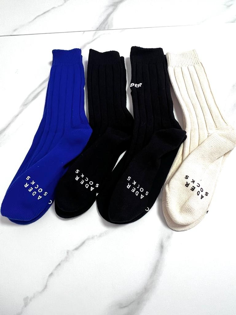 現貨 ADER Error Logo Socks (Size: 20 - 25 cm) $40/1, 男裝, 手錶及配件, 襪 - Carousell
