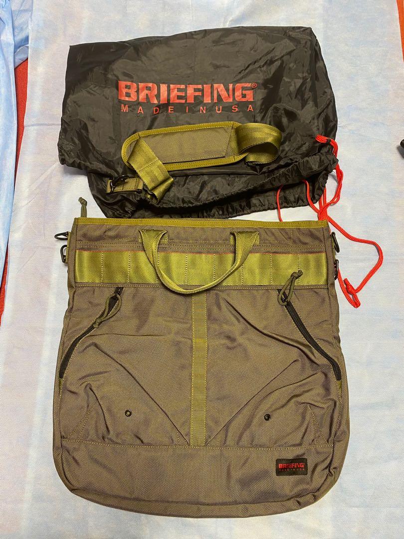 絕版 Briefing Made in USA Helmet Bag Green, 男裝, 袋, 公事包 - Carousell