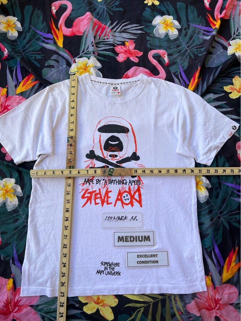 Aape x steve aoki, Luxury, Apparel on Carousell