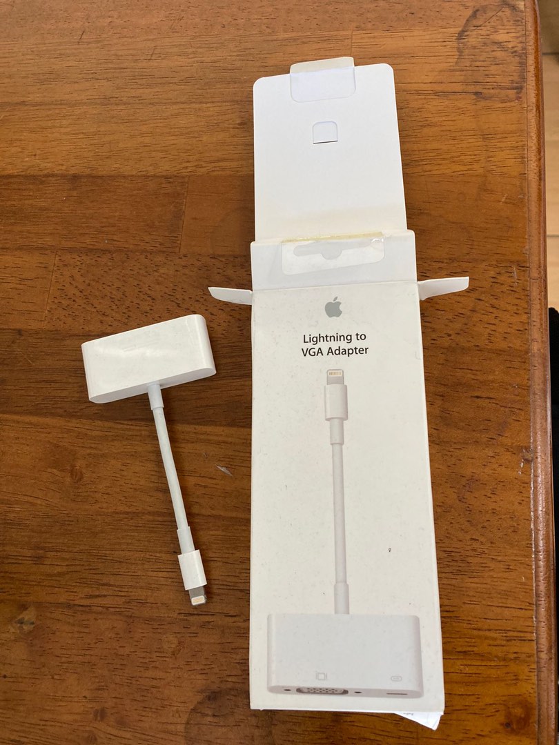 Adapter Lightning to VGA Apple Ori, Telepon Seluler & Tablet, Aksesoris ...