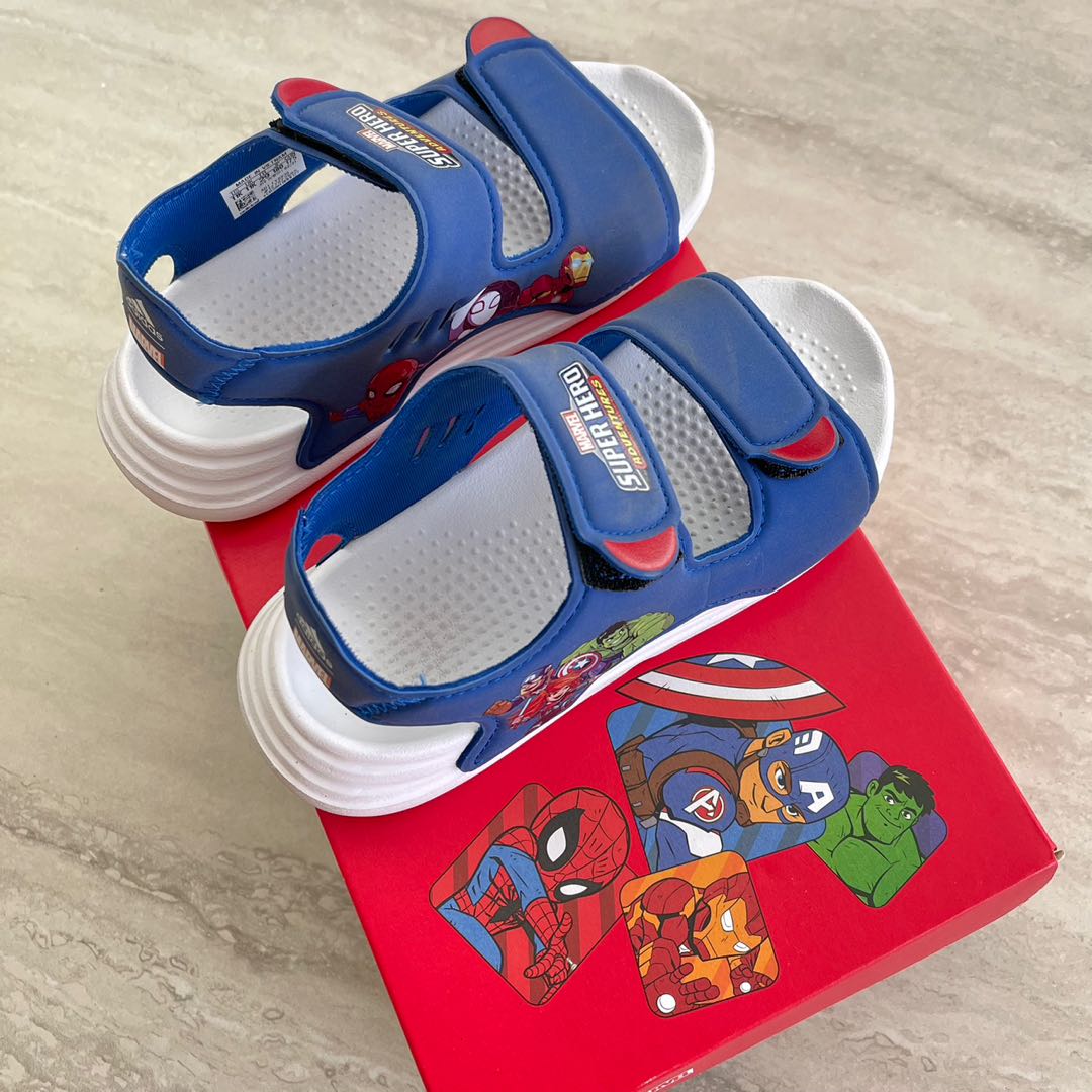 Adidas Marvel Kids sandals, Babies & Kids, Babies & Kids Fashion on ...