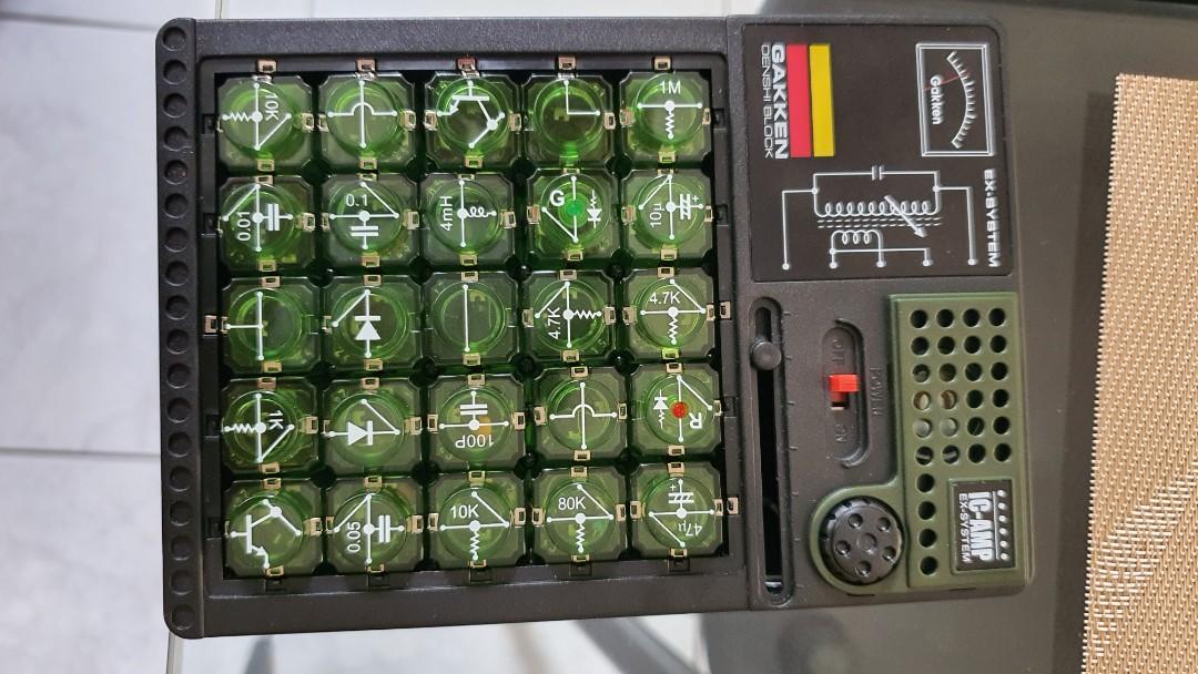 Adult Science Gakken Denshi Block (Mini) Electronics Experiment Kit ...