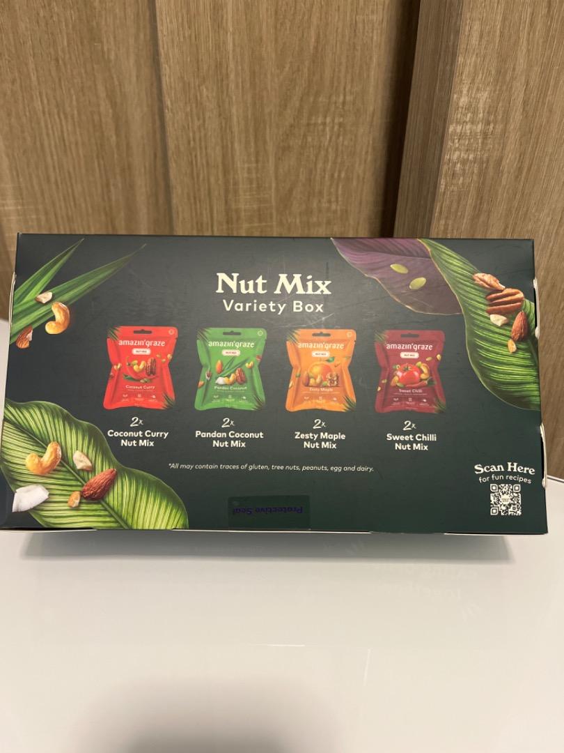 Amazin’ Graze Nut Variety Box, Food & Drinks, Gift Baskets & Hampers on Carousell