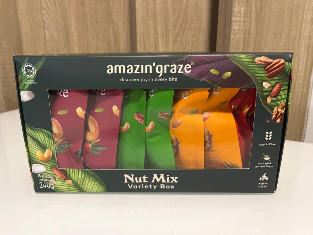 Amazin’ Graze Nut Variety Box, Food & Drinks, Gift Baskets & Hampers on ...