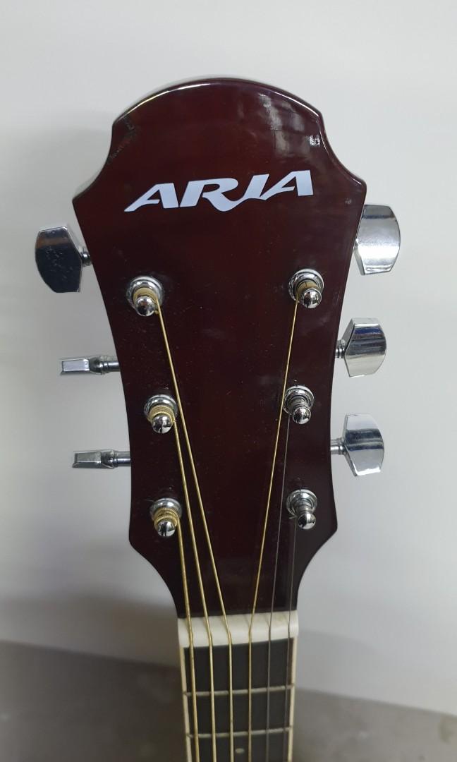 Aria acoustic guitar, Hobbies & Toys, Music & Media, Musical ...