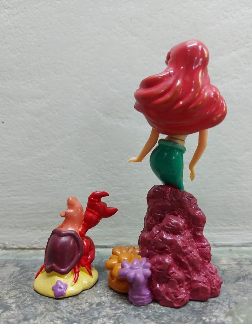 ARIEL & SEBASTIAN - Disney The Little Mermaid PVC Figurine Set, Hobbies ...