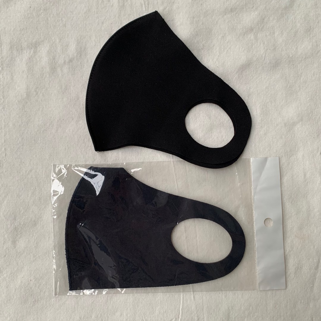 ASLI DARI KOREA impor masker scuba hitam face mask daily, Fesyen Wanita ...