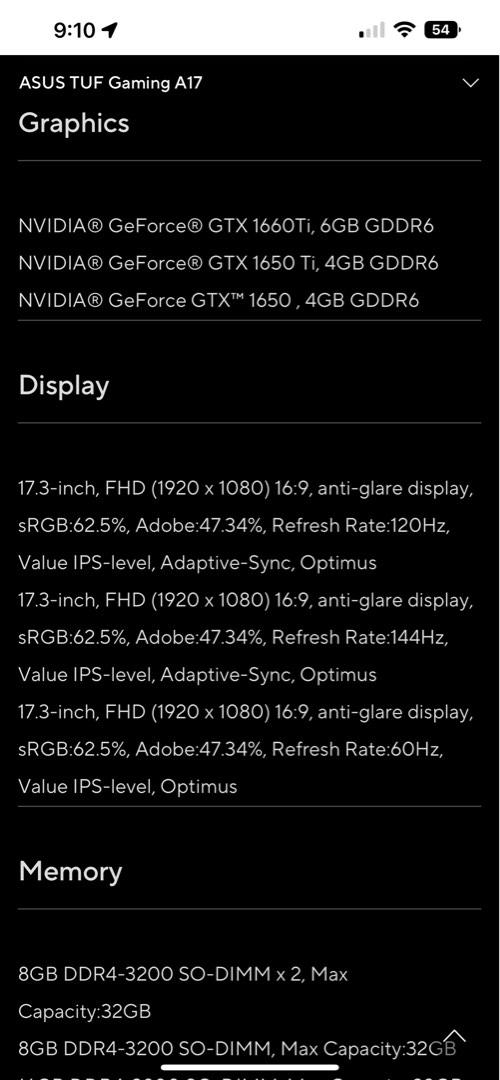 Asus Tuff Gaming A17, Computers & Tech, Laptops & Notebooks on Carousell