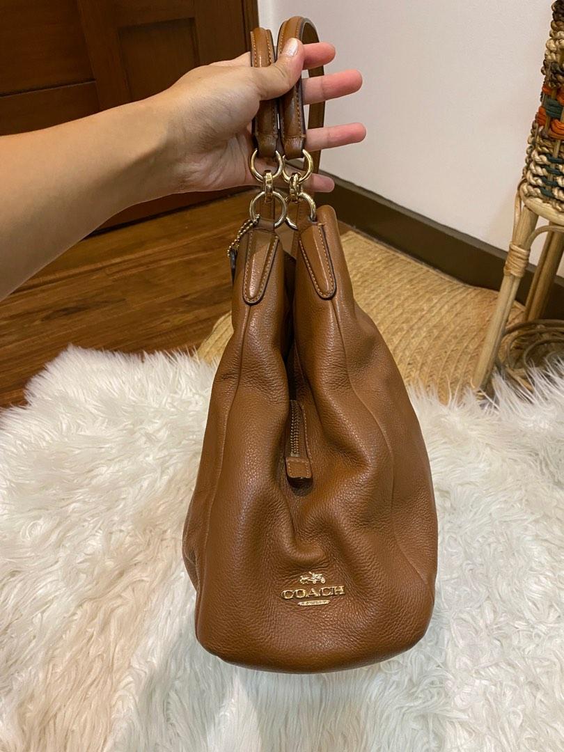 Authentic Coach Brown Shoulder Bag, Luxury, Bags & Wallets on Carousell