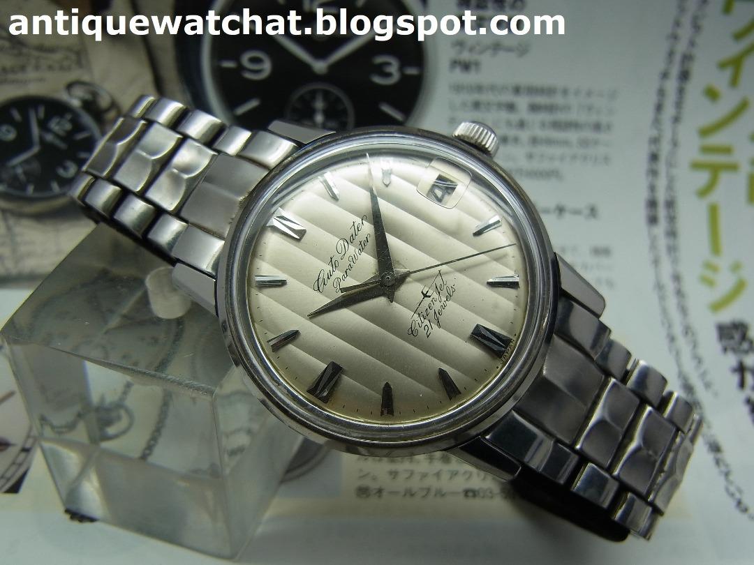 AUTO DATER PARA WATER CITIZEN JET 21 JEWELS AUTOMATIC 1963's, Luxury ...