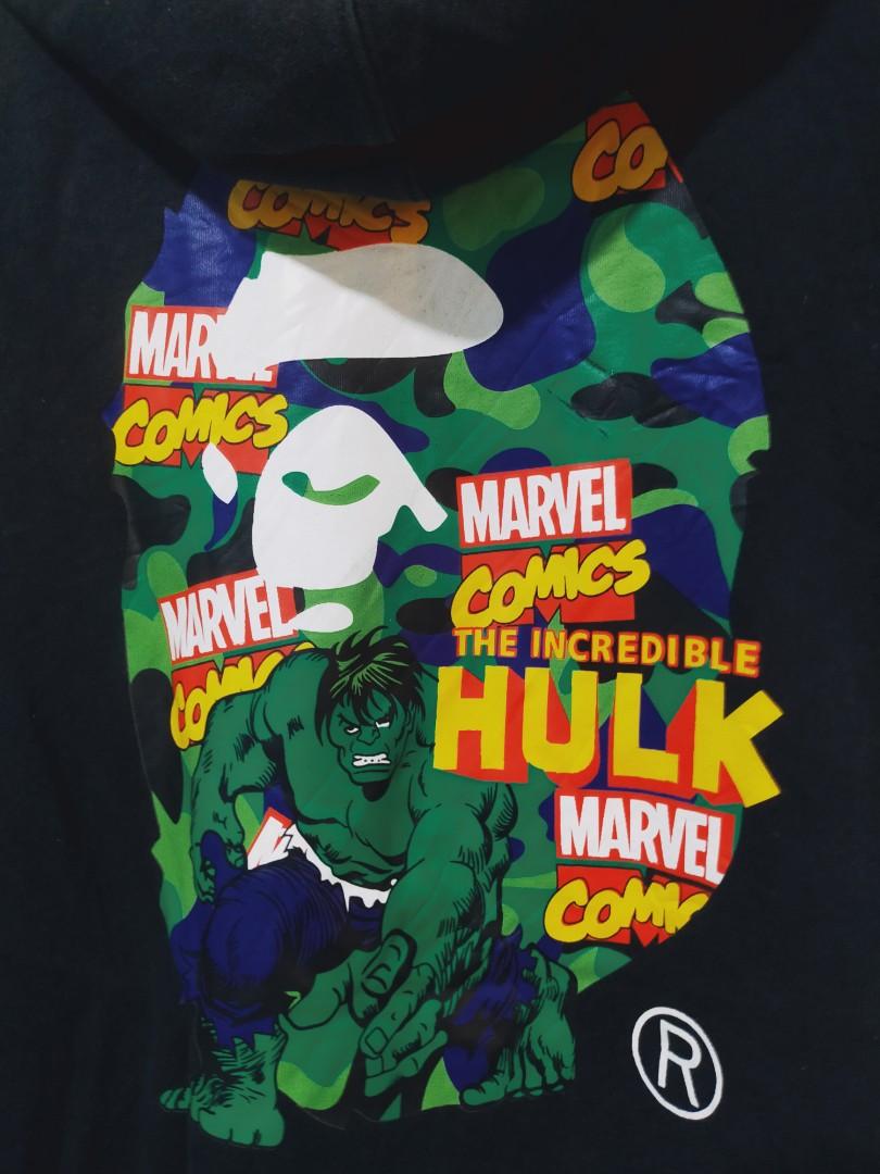 Bape x Marvel, Men's Fashion, Tops & Sets, Hoodies on Carousell