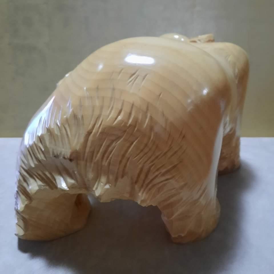 Bear display solid wood, Furniture & Home Living, Home Decor, Other ...
