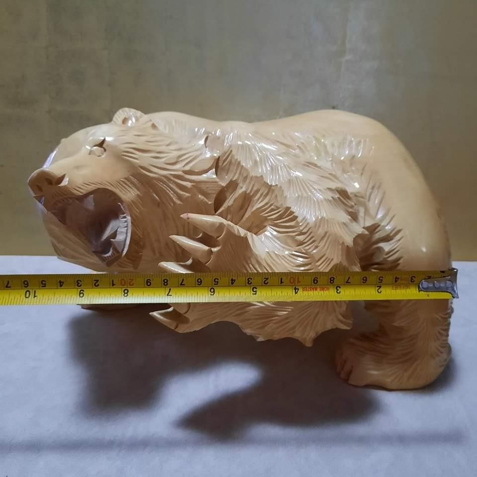 Bear display solid wood, Furniture & Home Living, Home Decor, Other ...