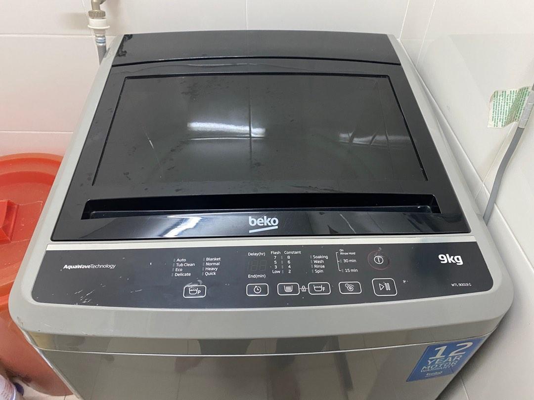 Beko Washer/ Washing Machine 9kg, TV & Home Appliances, Washing ...