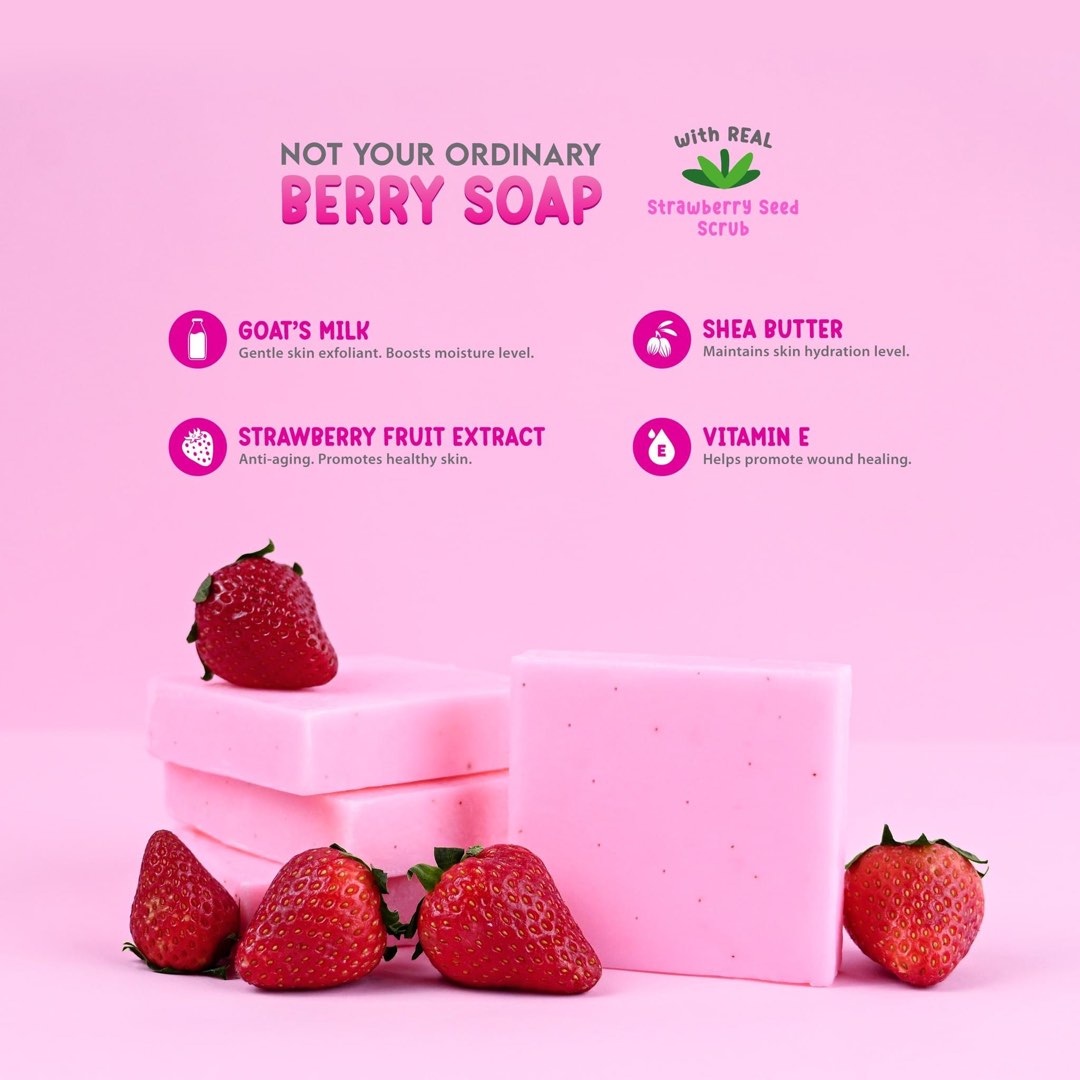 Berry Perfect Soap, Beauty & Personal Care, Bath & Body, Bath on Carousell