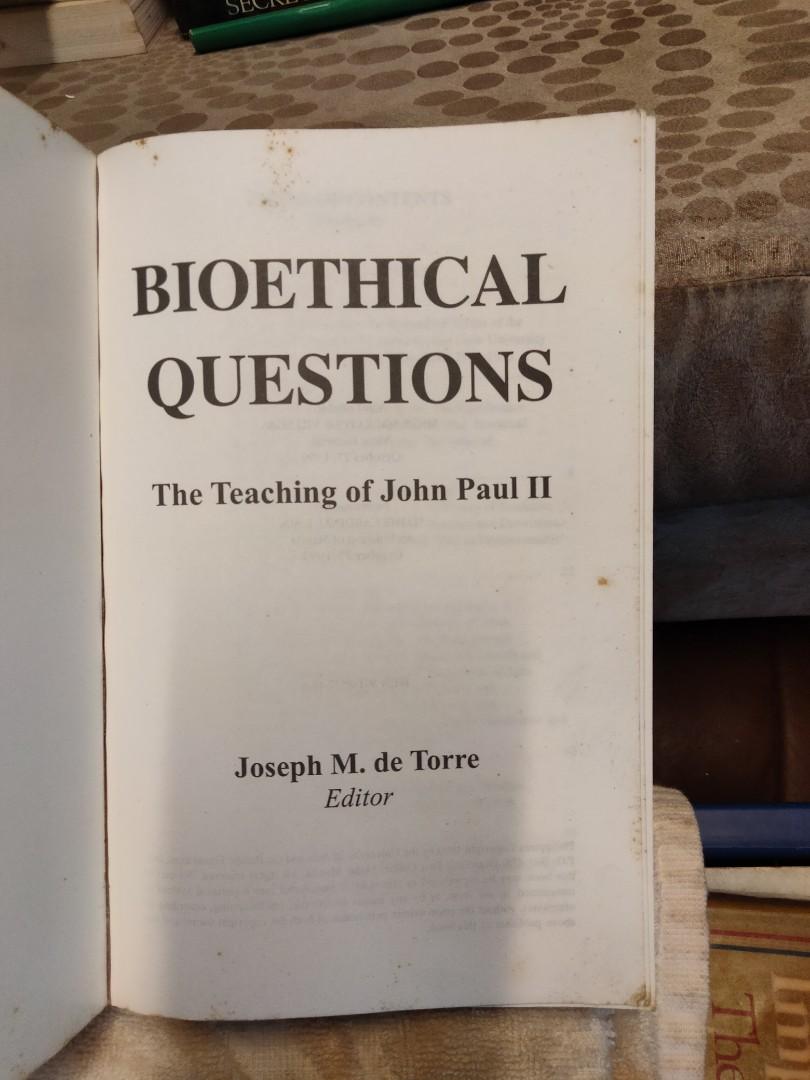 Bioethical Questions, Hobbies & Toys, Books & Magazines, Religion Books ...