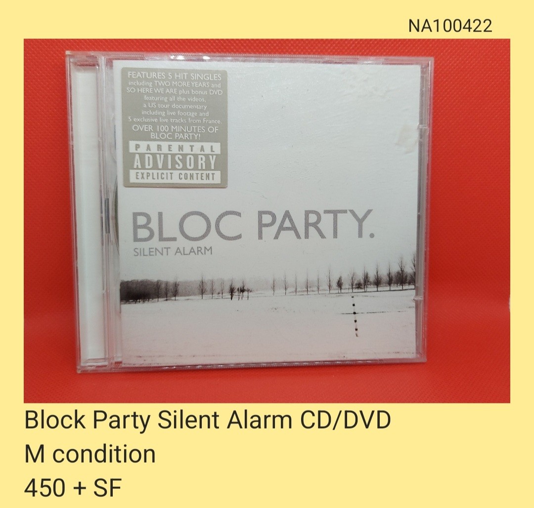 Bloc Party Silent Alarm CD/DVD (unsealed), Hobbies & Toys, Music & Media, CDs & DVDs on Carousell