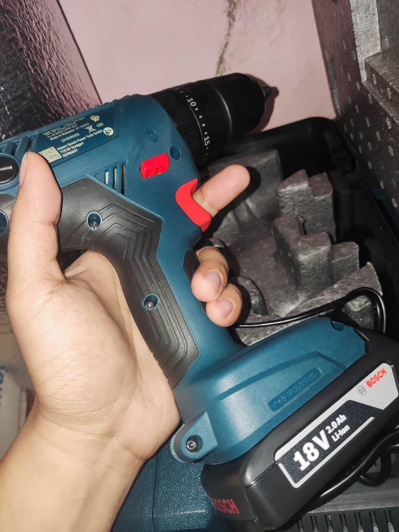 Bosch GSB 180-LI Complete SET 18V Cordless Hammer Drill, Commercial ...