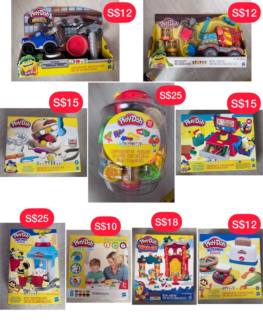 Brand New Assorted Play-Doh Sets, Hobbies & Toys, Toys & Games on Carousell